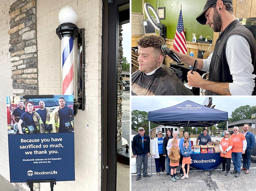 Arkansas Chapter Hosts Fresh Cuts For First Responders - WoodmenLife